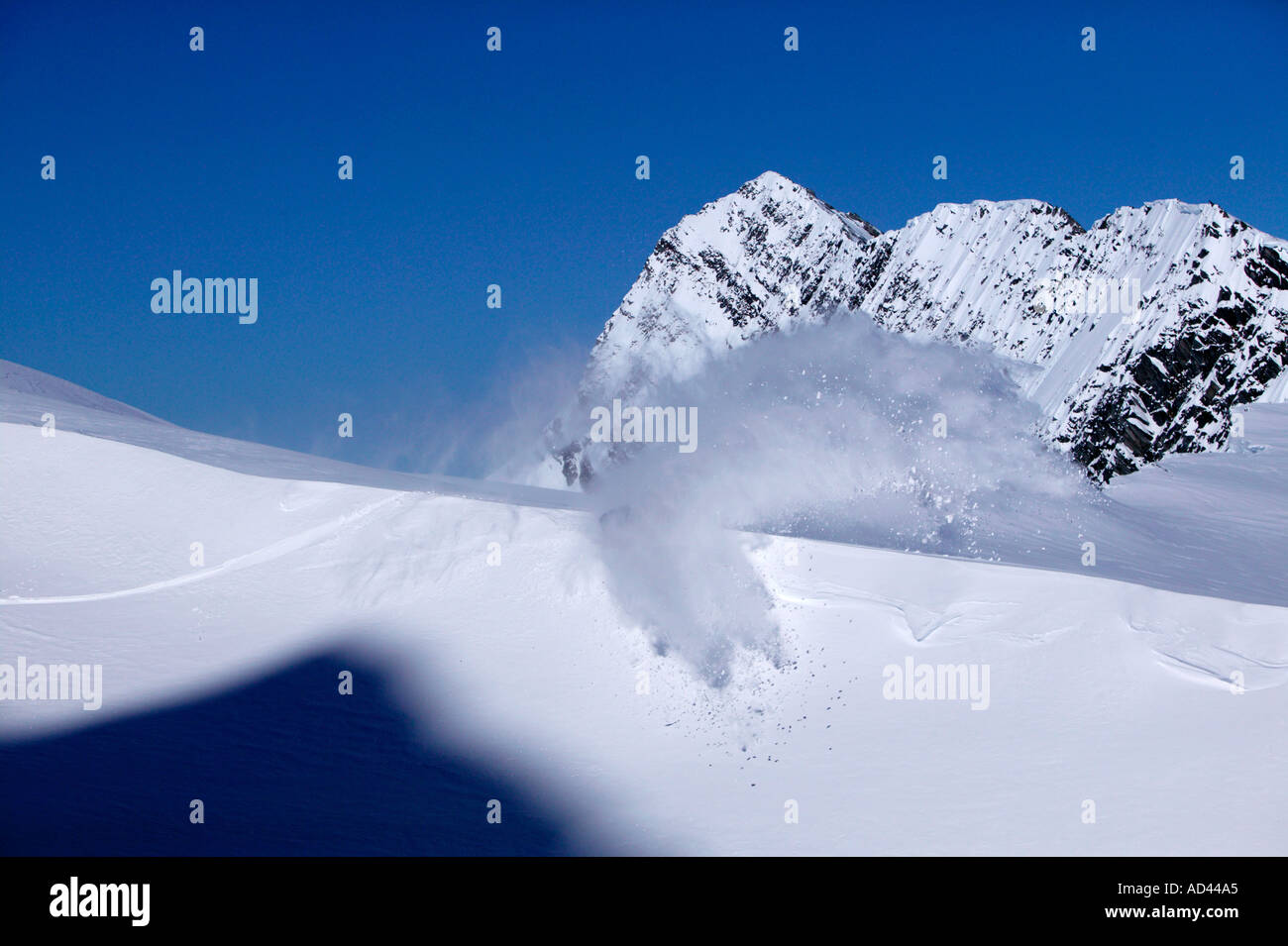 Heli boarding Wanaka New Zealand Stock Photo - Alamy