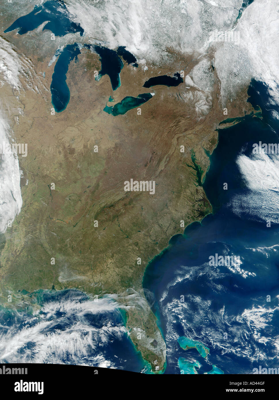 Great lakes satellite image hi-res stock photography and images - Alamy