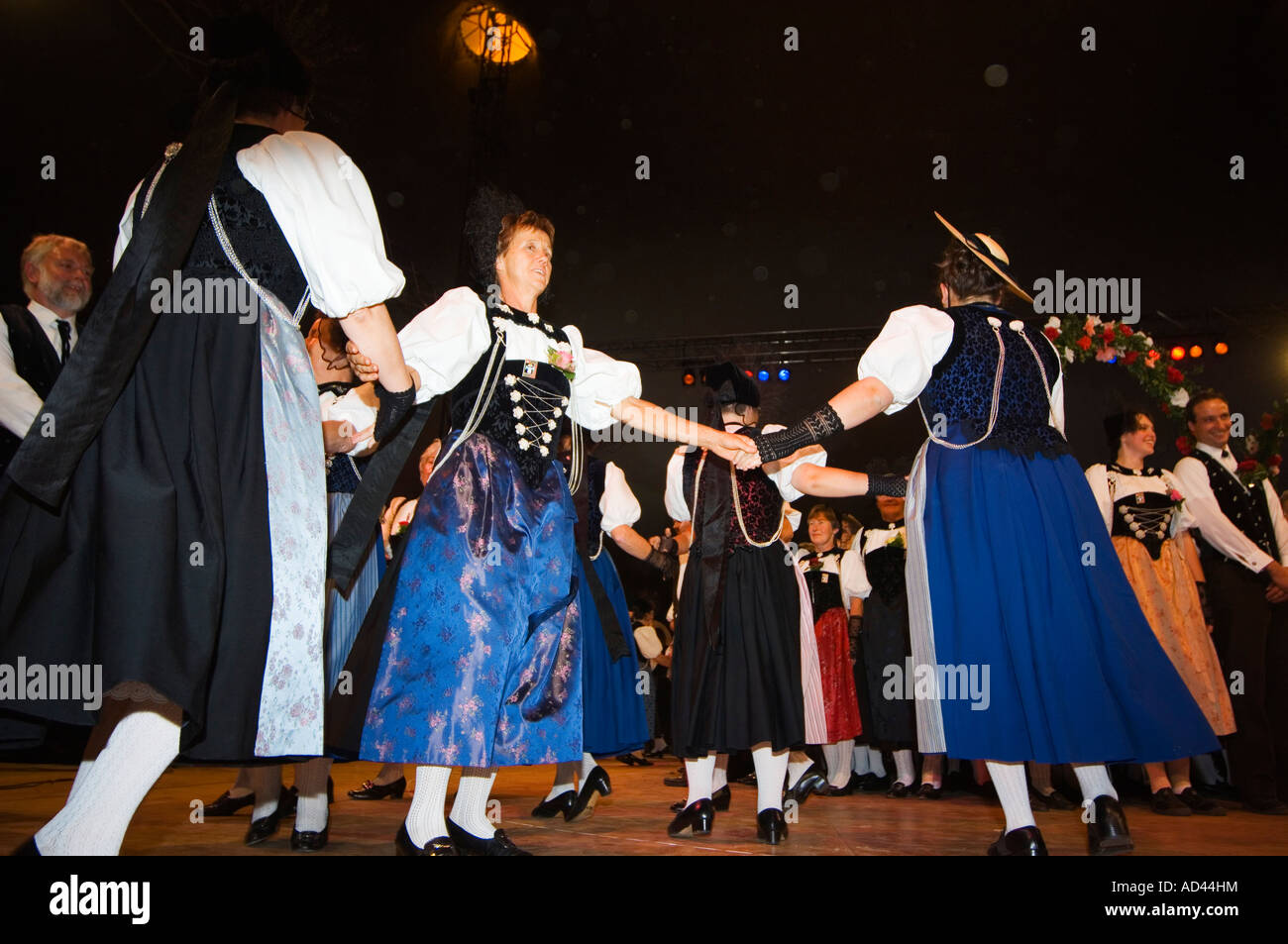 Switzerland Jungfrau Region Interlaken dancers in Regional Costume Sing ...