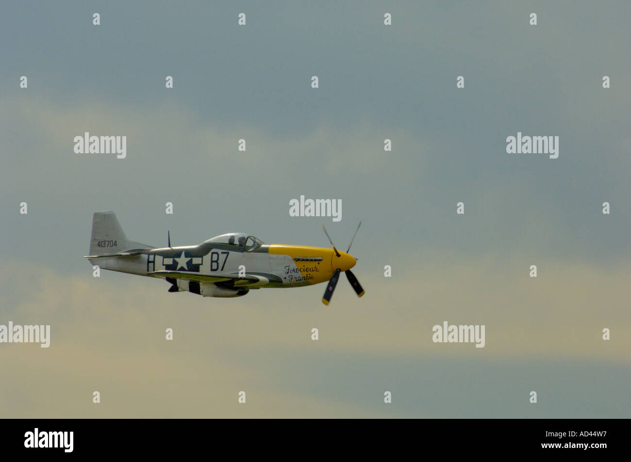 American WW2 Mustang fighter Stock Photo - Alamy