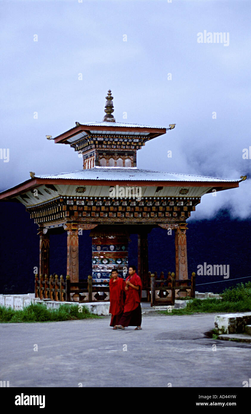 Monks in Bhutan Stock Photo - Alamy