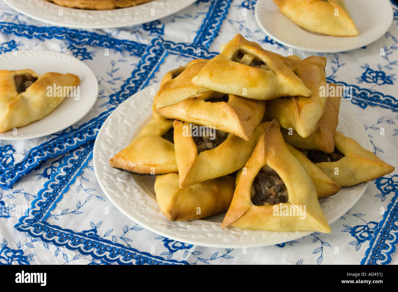 Echpochmaks traditional Tatar food Stock Photo - Alamy