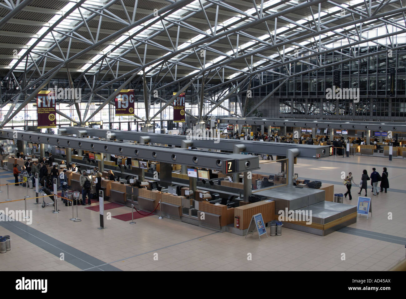 Hamburg airport terminals hi-res stock photography and images - Alamy