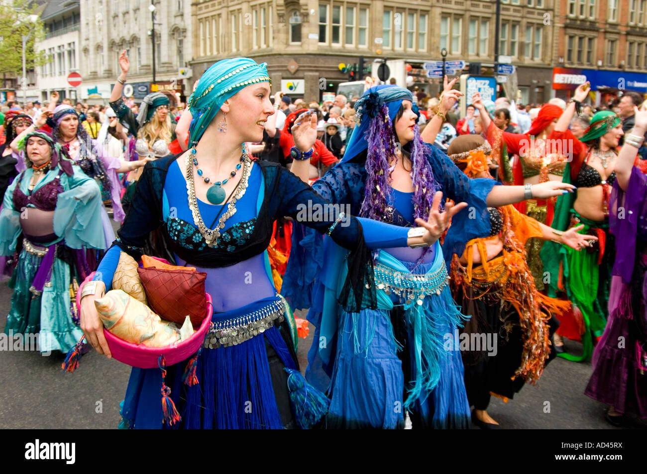 Women Dressed up as gypsies in The St George Day Parade and festival ...