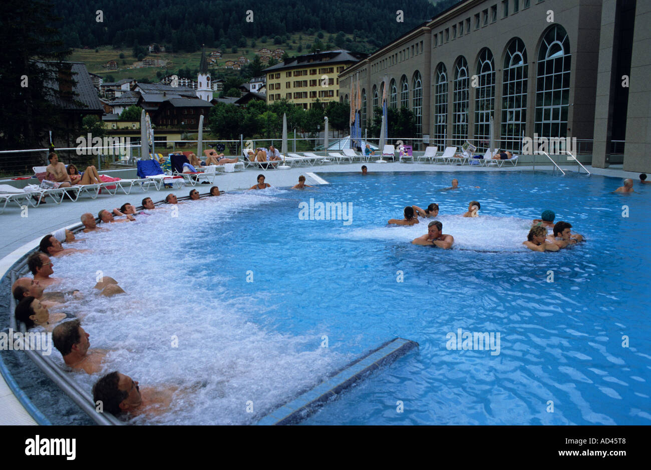 water pool massage relax aqua Stock Photo - Alamy