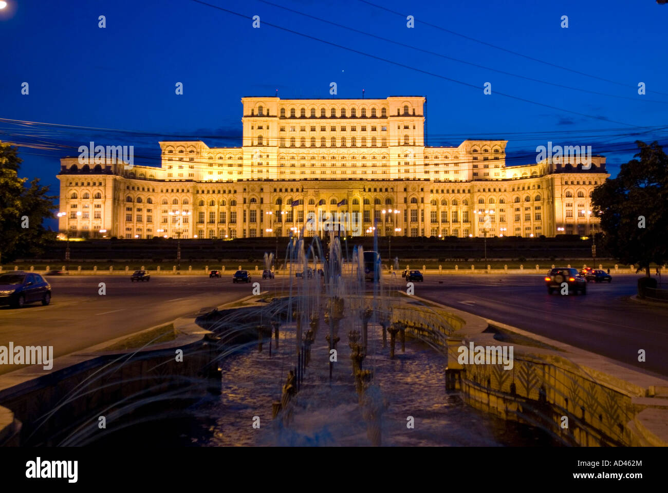 House of Nation, House of Government, Bucharest, Romania Stock Photo ...