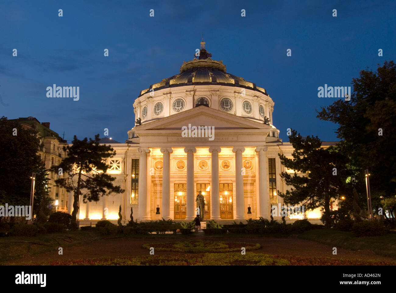 Antheneul Roman, concert hall, Bucharest, Romania Stock Photo - Alamy