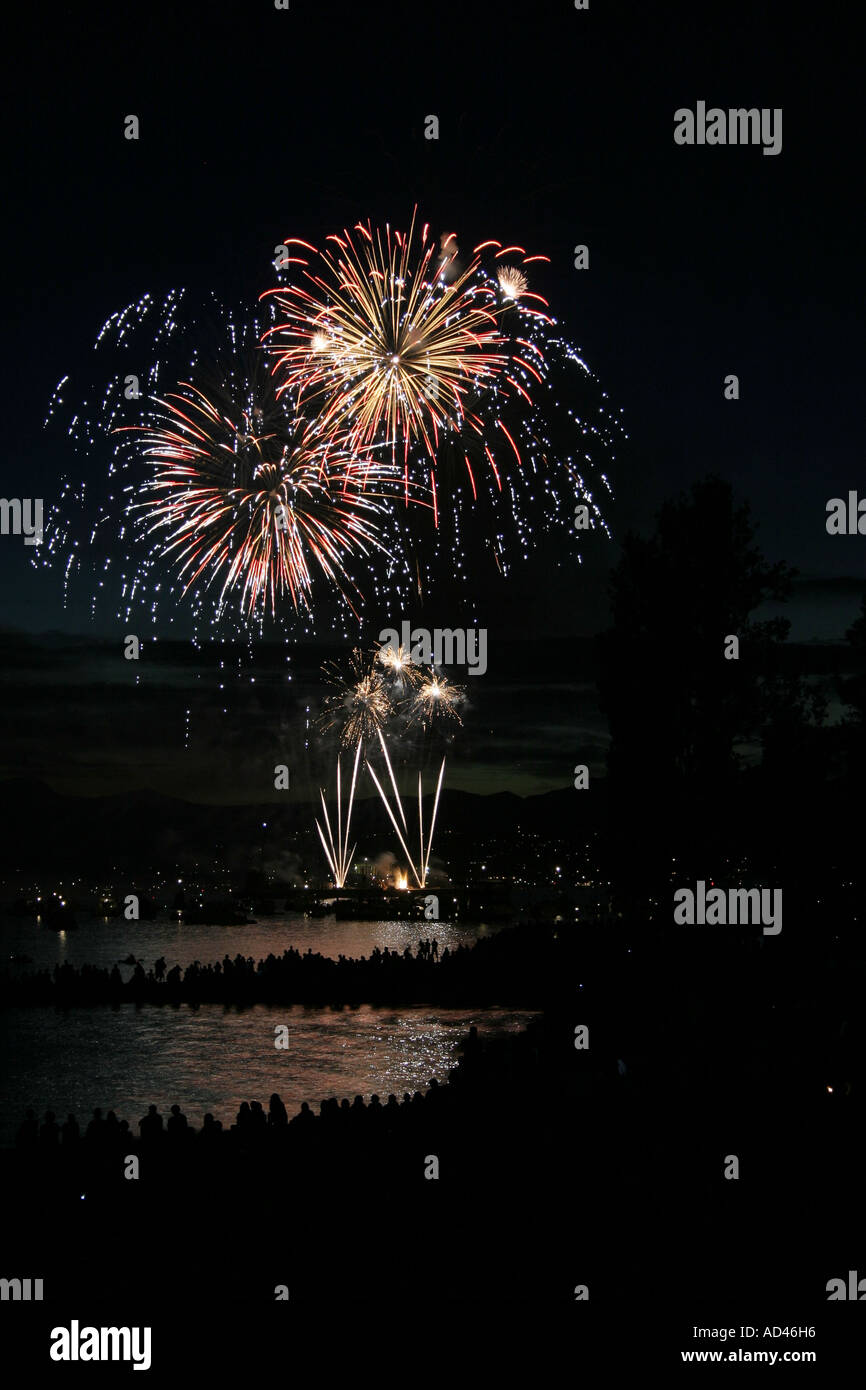 Celebration of Light fireworks display over English Bay (First Beach ...