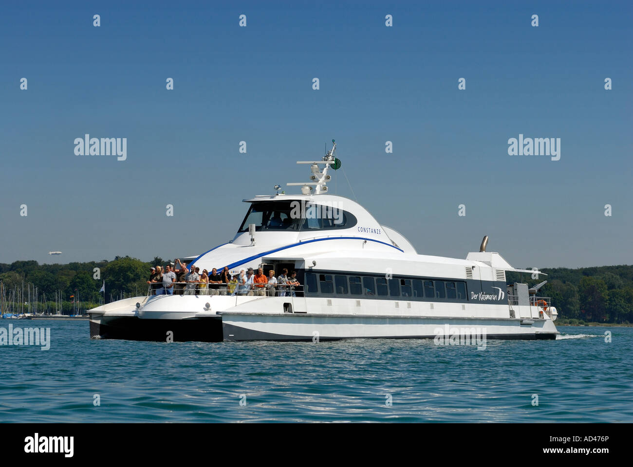 Katamaran "Constanze" on the lake of Constance - Konstanz, Baden ...
