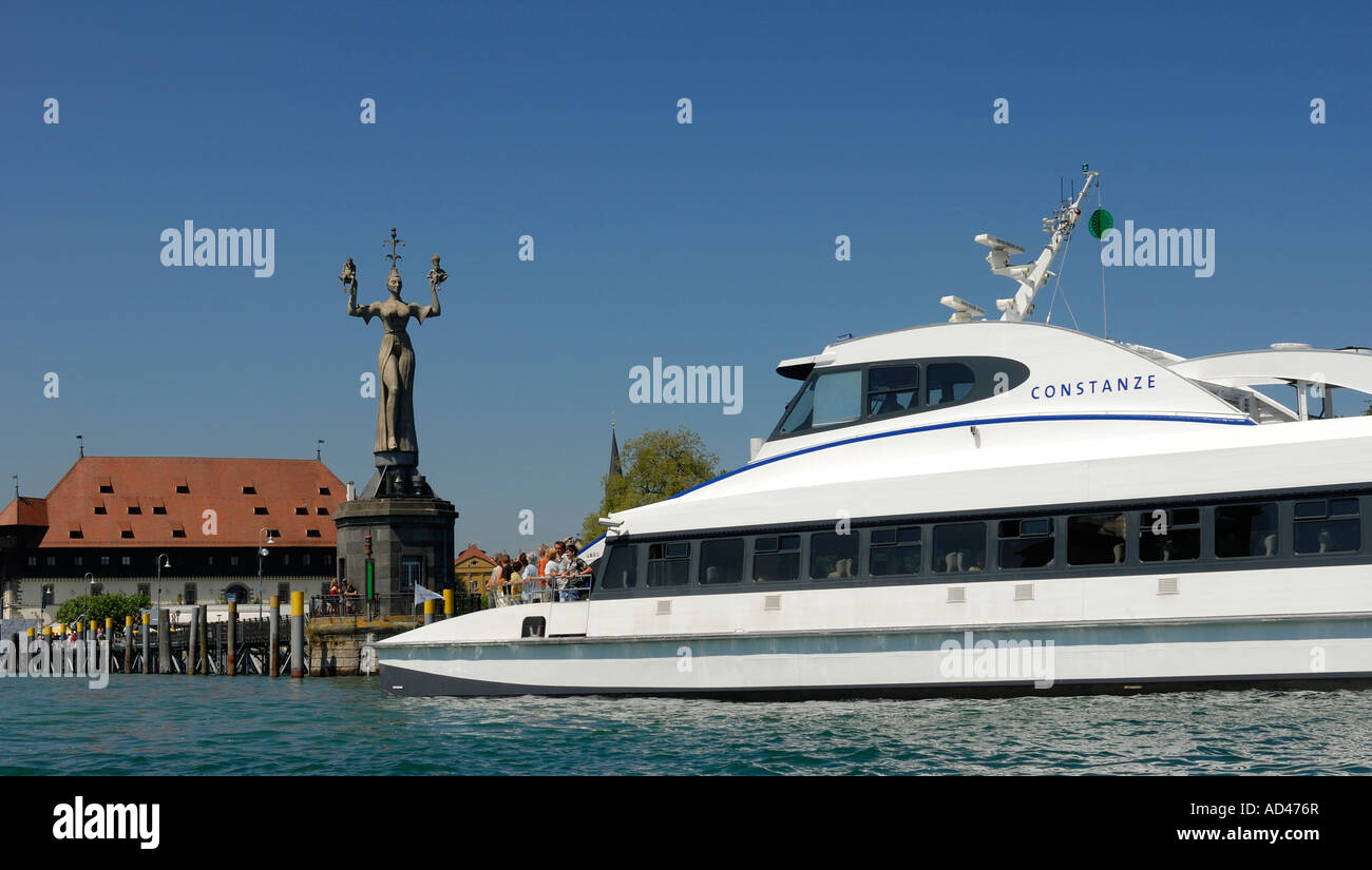 Katamaran "Constanze" on the lake of Constance - Konstanz, Baden ...