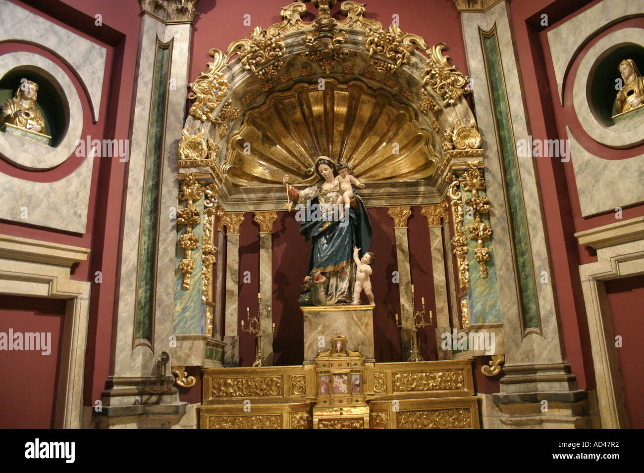 inside a Spanish Church Stock Photo - Alamy
