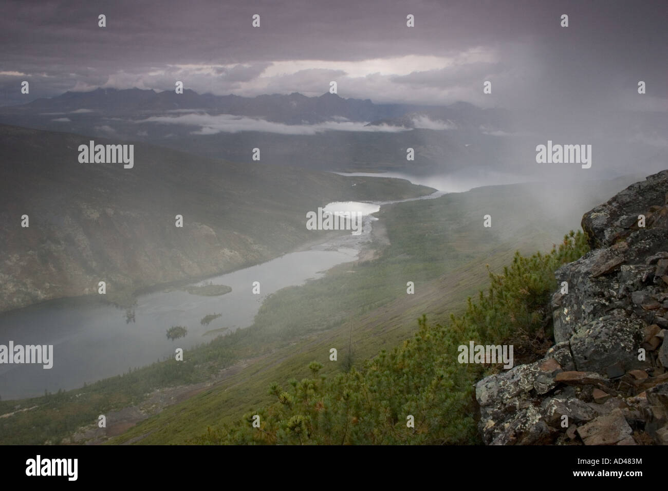 National Park "Jack London's lake", Magadan area, Eastern Siberia ...