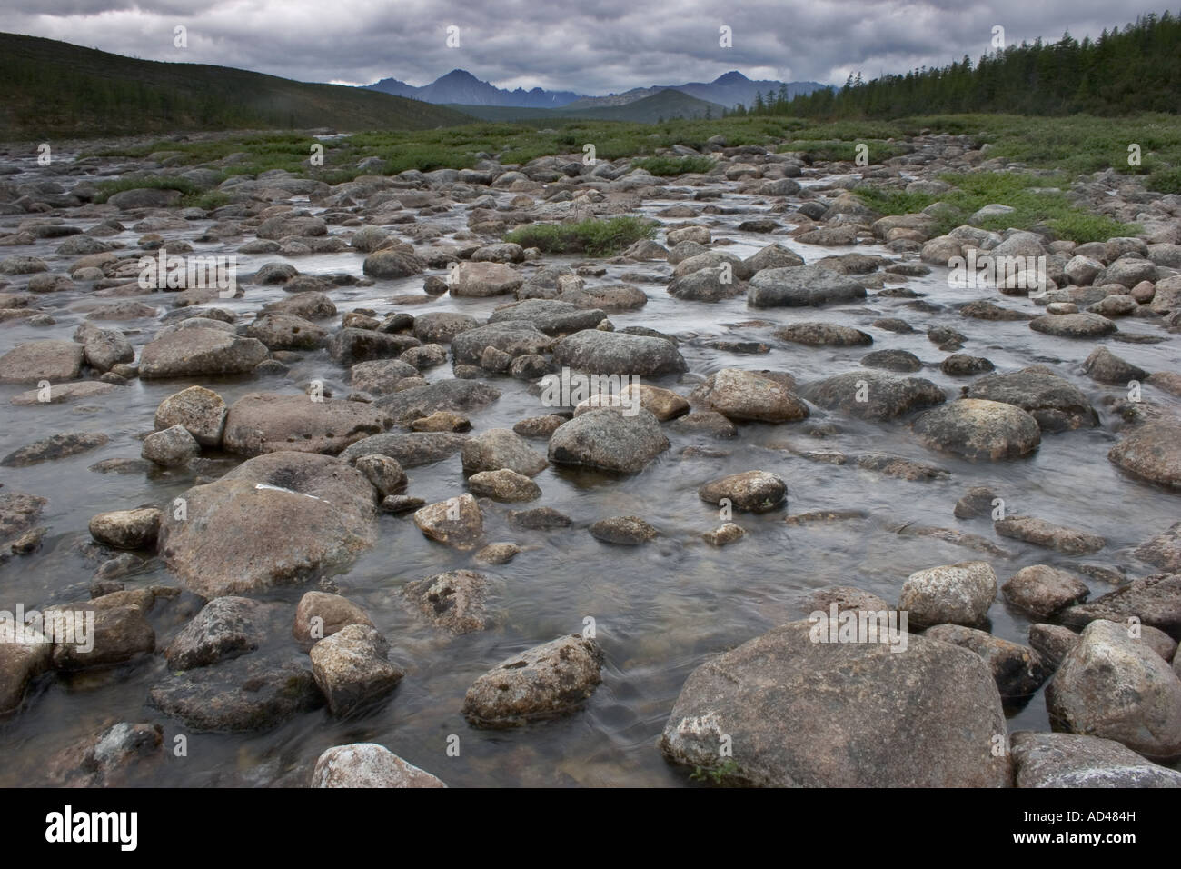 National Park "Jack London's lake", Magadan area, Eastern Siberia ...