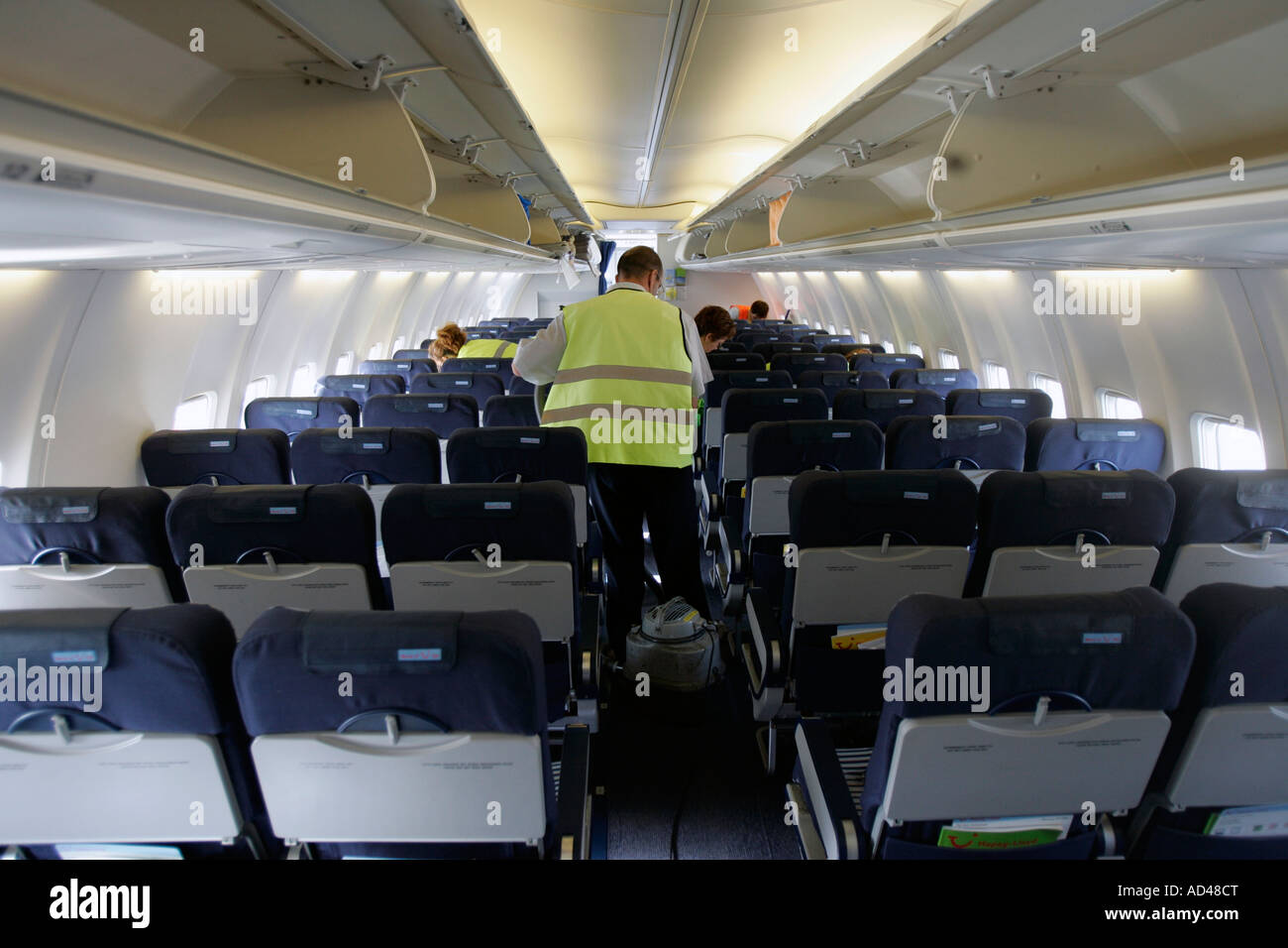 Inside a plane hi-res stock photography and images - Alamy