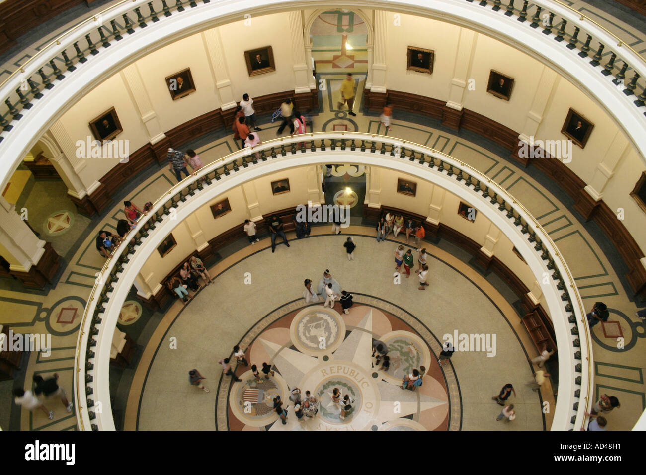 Inside the Texas State capitol in Austin Texas Stock Photo - Alamy