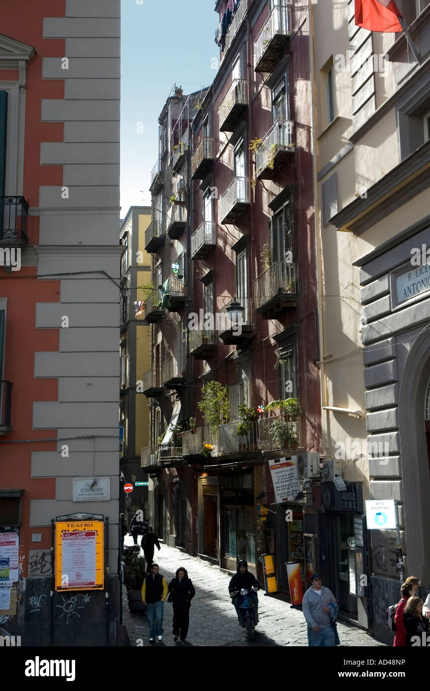 Naples street scenes Stock Photo - Alamy