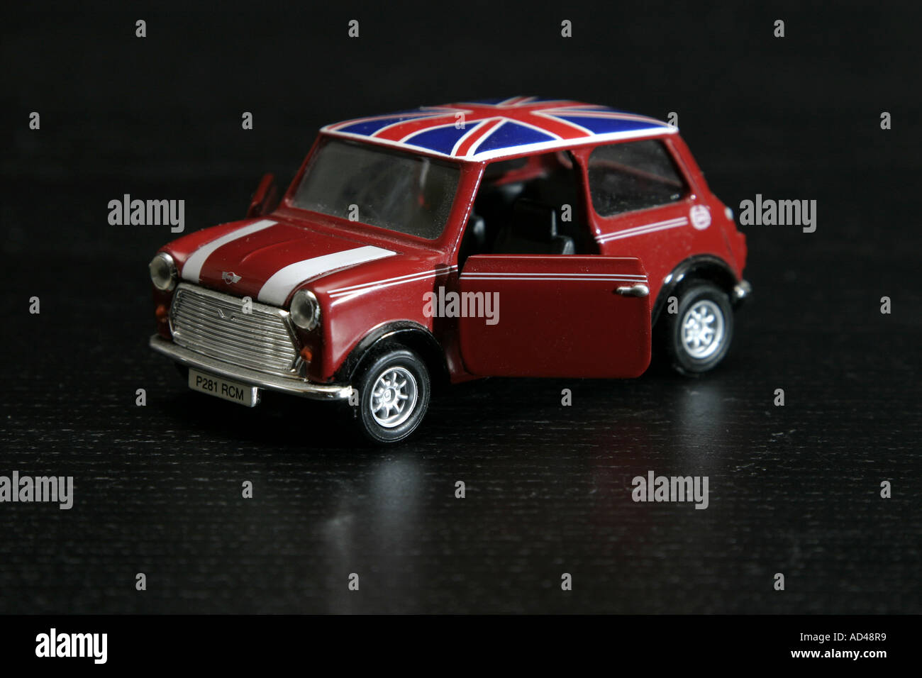 Scale Model of a Mini Cooper Stock Photo - Alamy