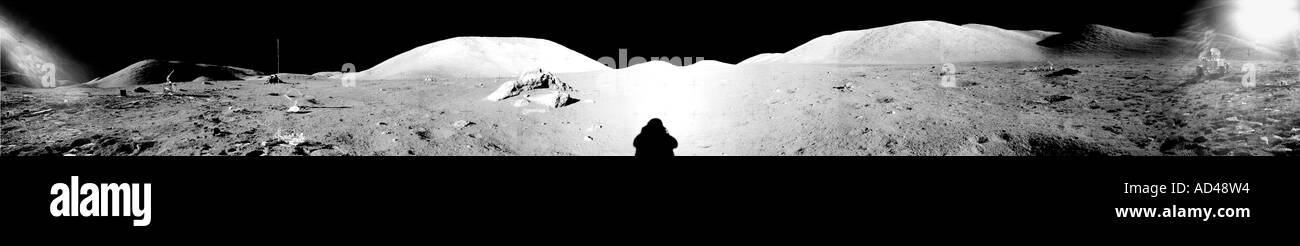 Lunar surface panorama hi-res stock photography and images - Alamy