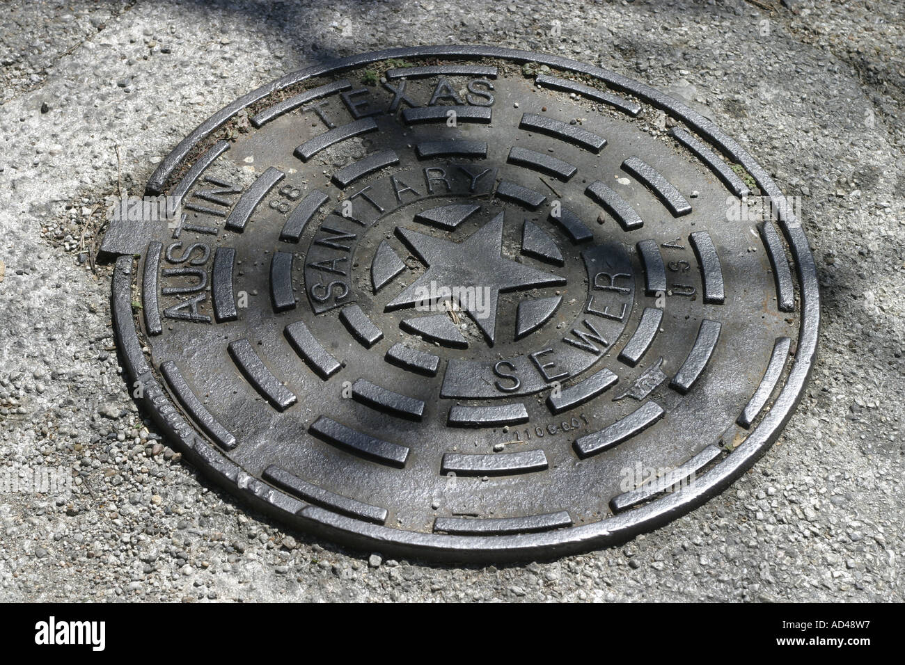 Manhole cover sanitary sewer hi-res stock photography and images - Alamy