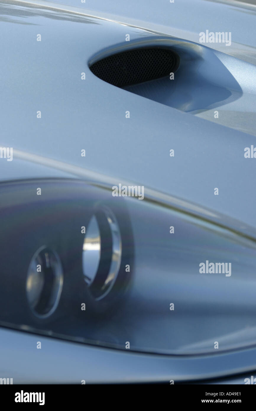 Bonnet of a Ferrari 550 Maranello Stock Photo - Alamy