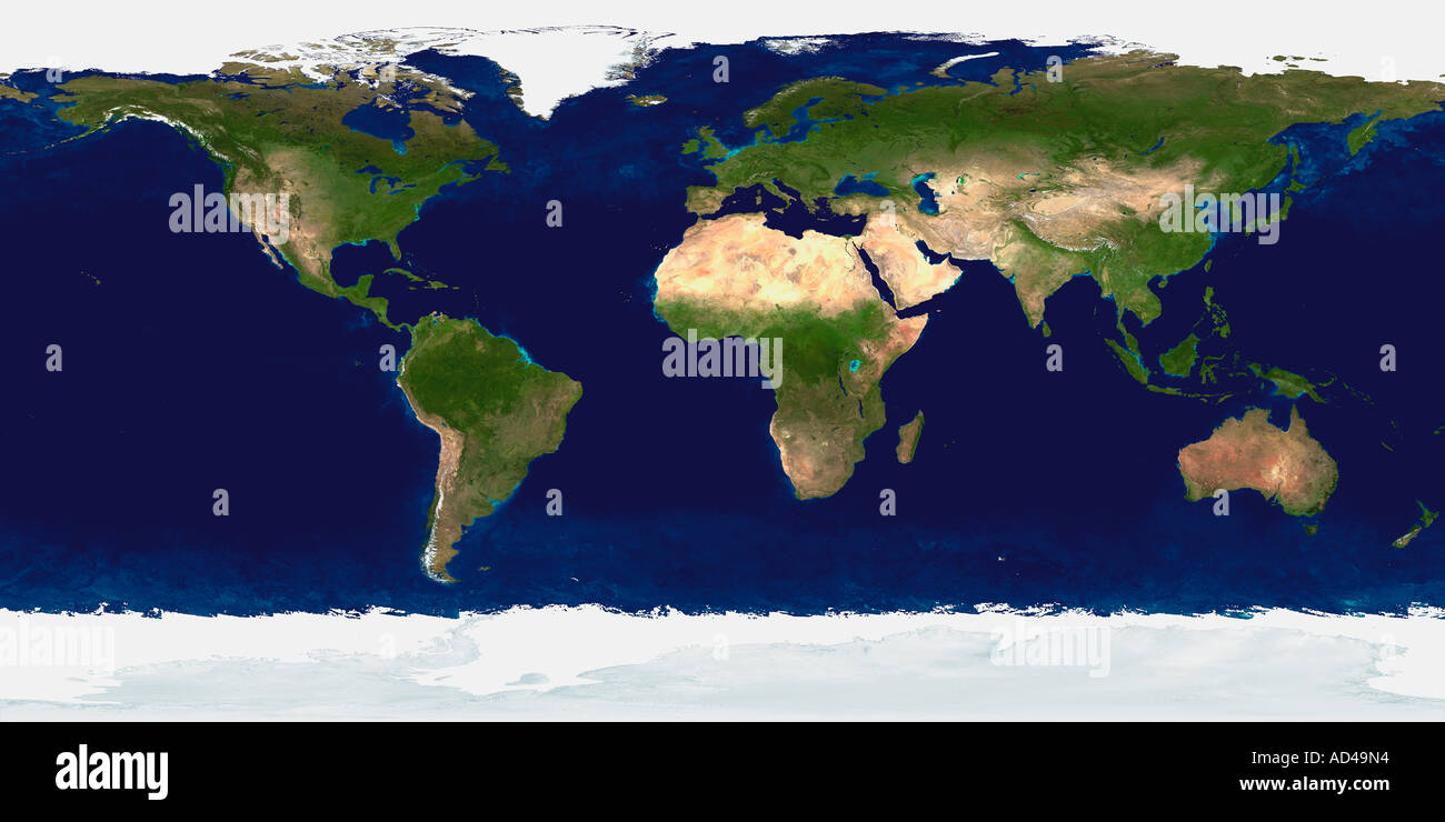 The Blue Marble: Land Surface, Ocean Color and Sea Ice Stock Photo - Alamy