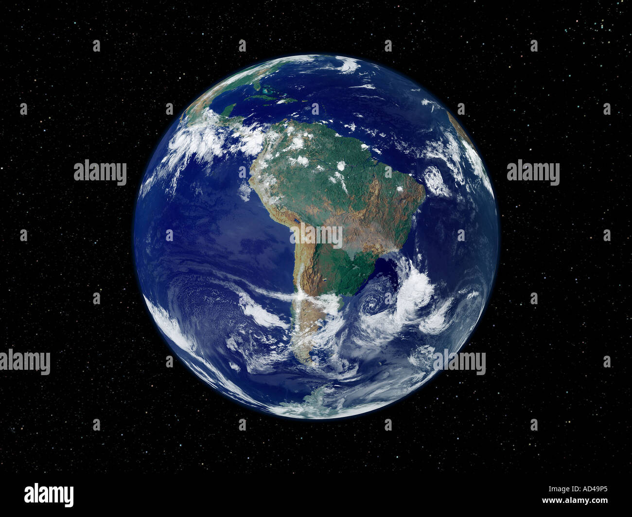 Whole earth from space view hi-res stock photography and images - Alamy