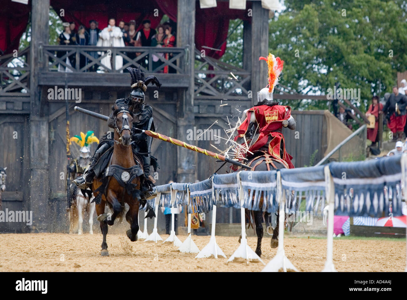 Medieval tournaments in Kaltenberg, Bavaria, Germany Stock Photo - Alamy