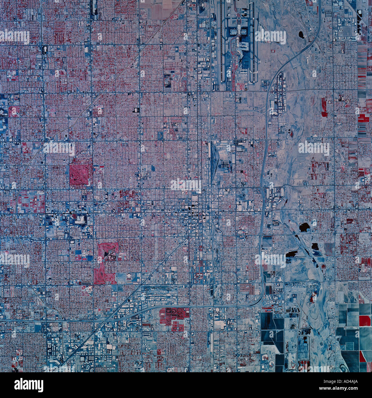 Phoenix Arizona Satellite Image High Resolution Stock Photography and ...