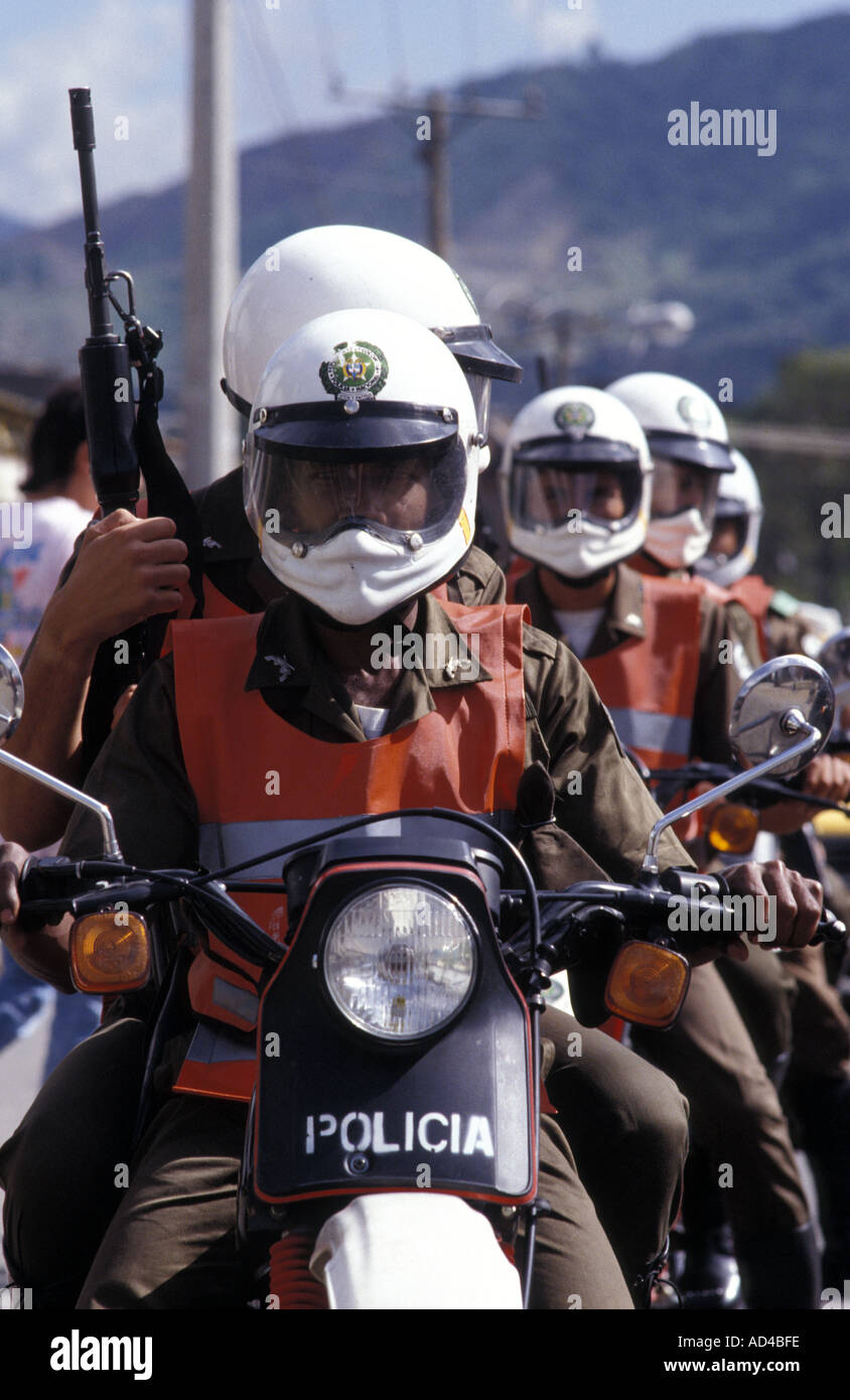 COLOMBIA DRUG SQUAD POLICE MEDELLIN Stock Photo - Alamy
