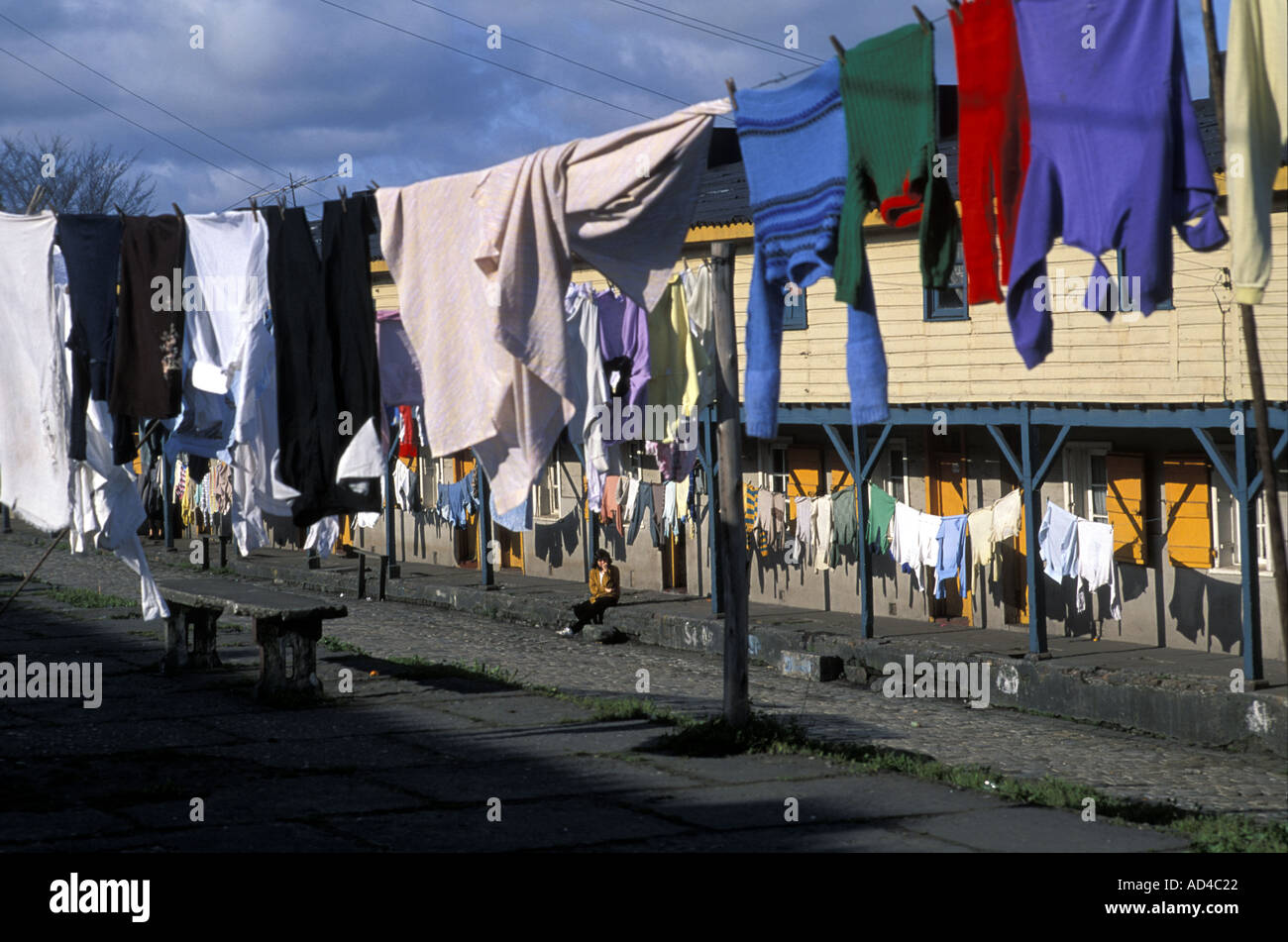 CHILE COAL MINING TOWN OF LOTA ,NEAR CONCEPCION IN SOUTHERN CHILE Stock ...