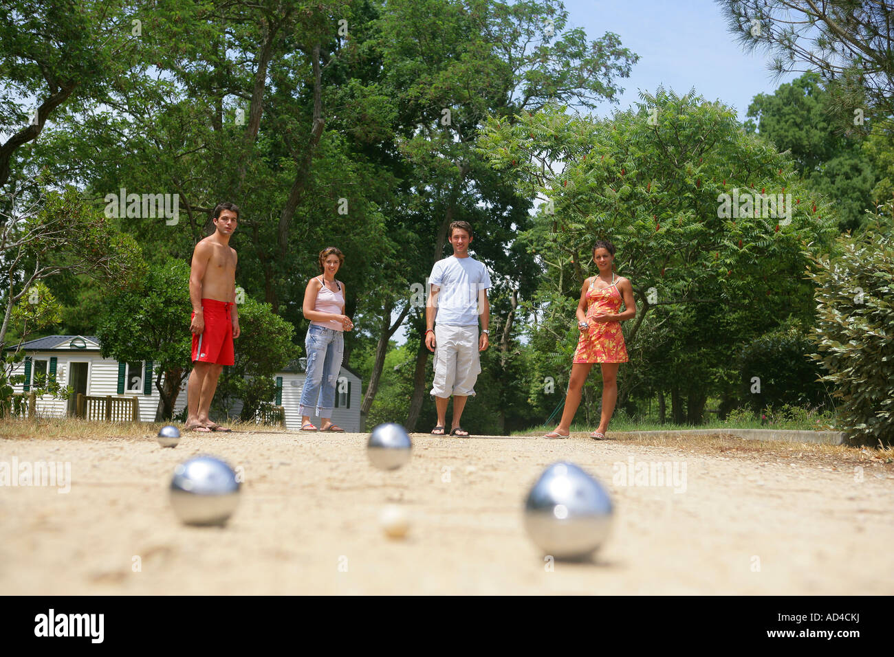 People playing a game Stock Photo - Alamy