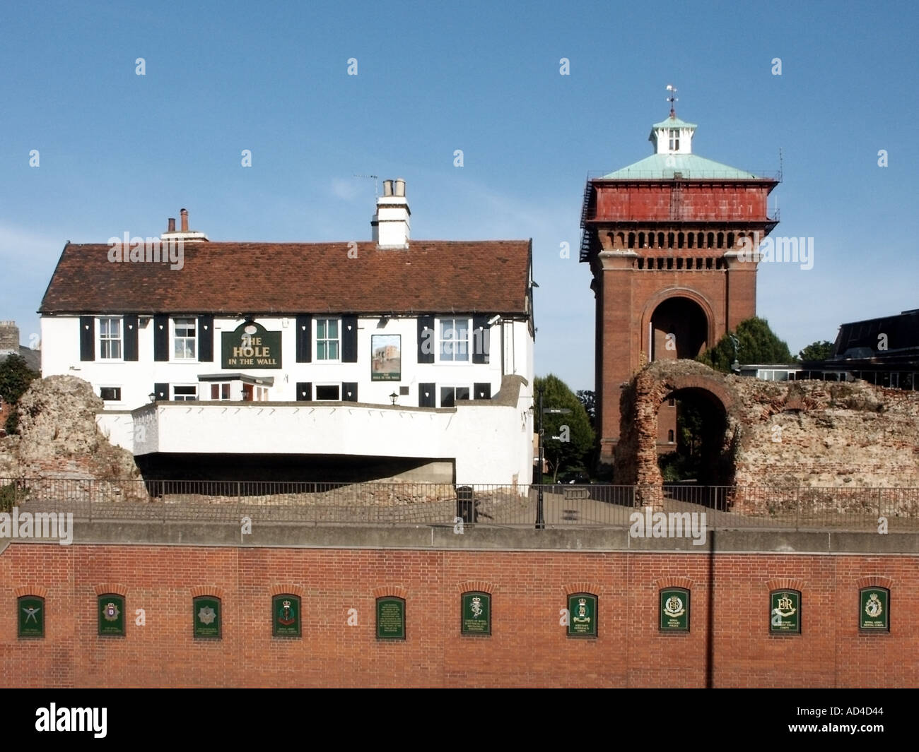 Colchester Jumbo water tower arch in the Balkerne Gate Roman gateway ...