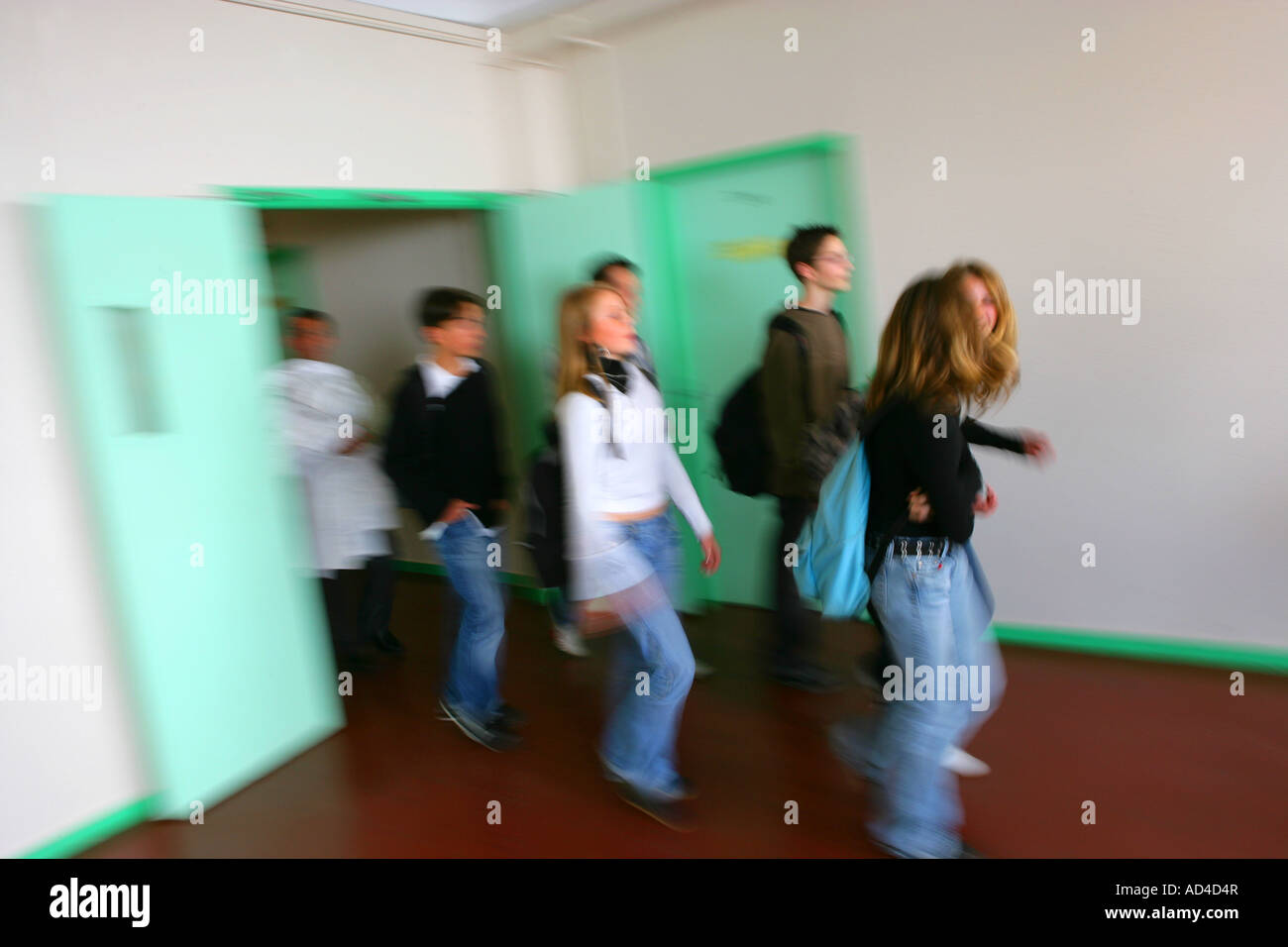 Group of pupils Stock Photo - Alamy