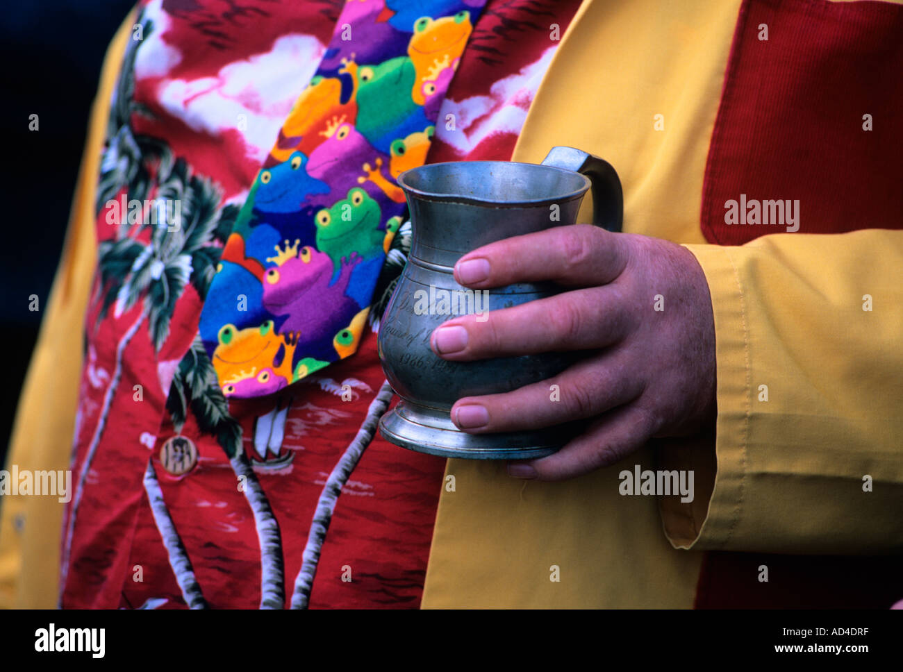 Morris men drinking ale real beer and making merry at a mayday festival ...
