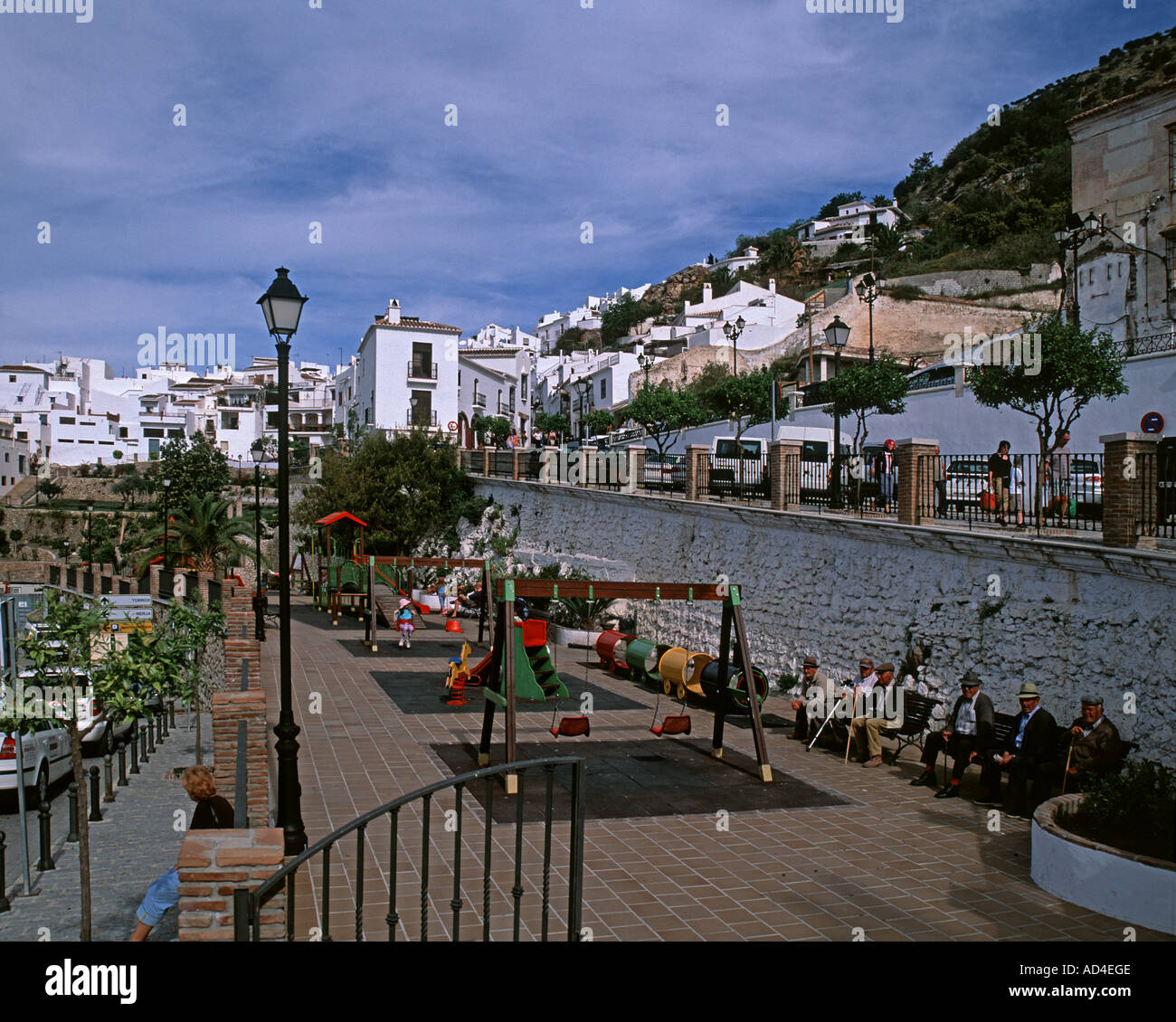 The white village of Frigiliana Stock Photo - Alamy