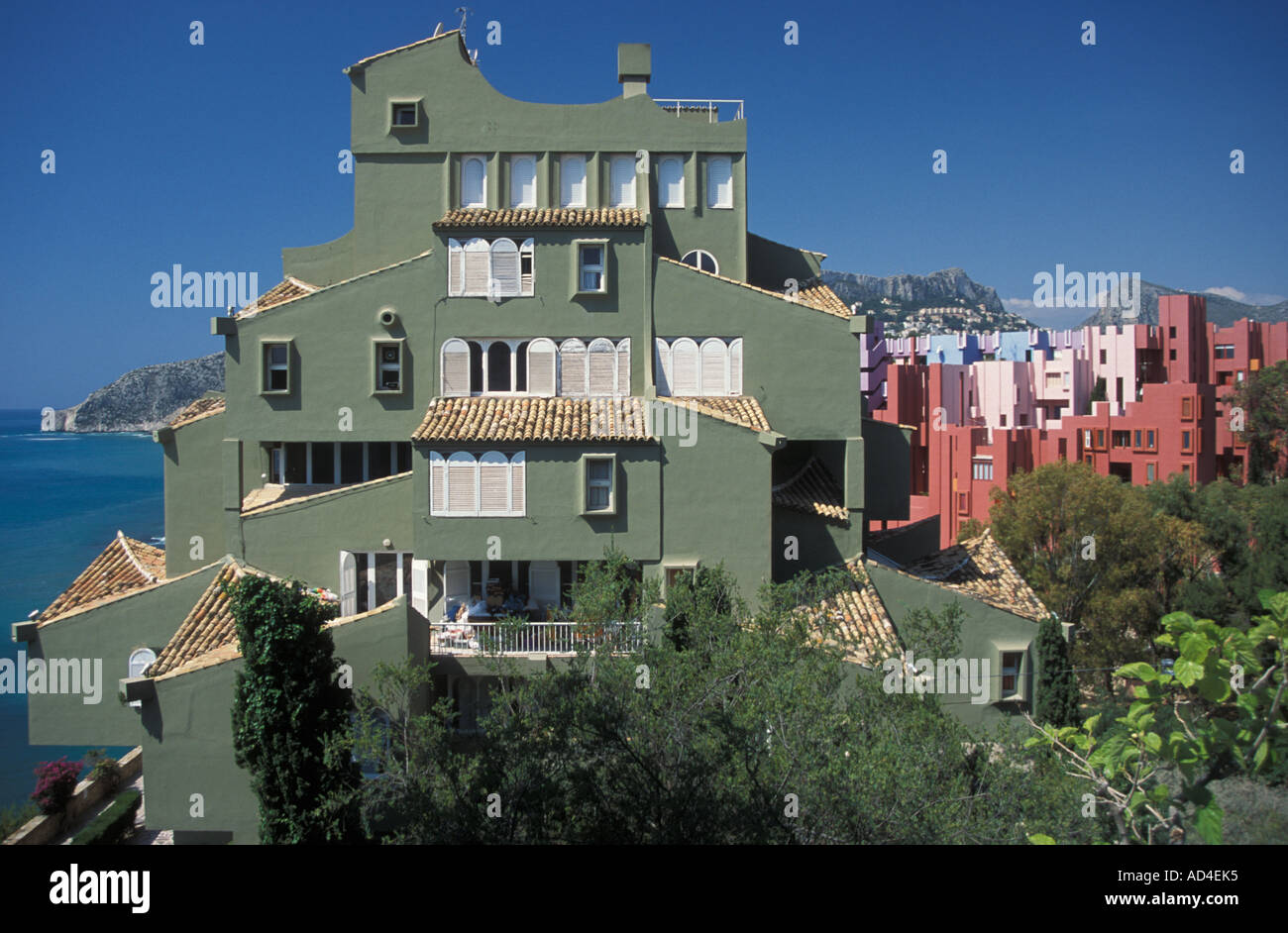 The Xanadu Building New Calpe Spain Europe Stock Photo - Alamy