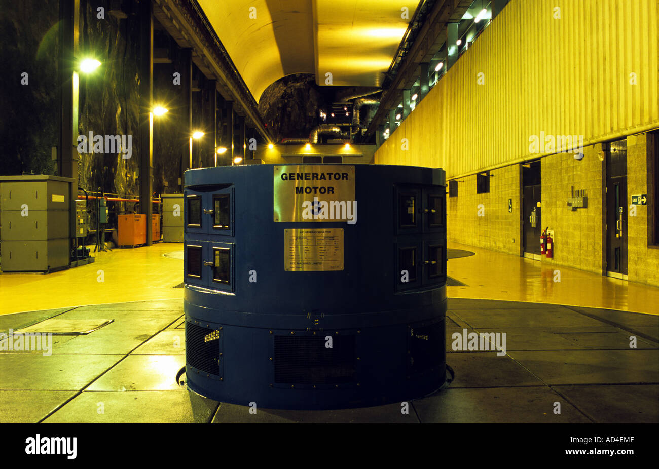 Turbine Hall, Hydro-Electric power station Stock Photo - Alamy