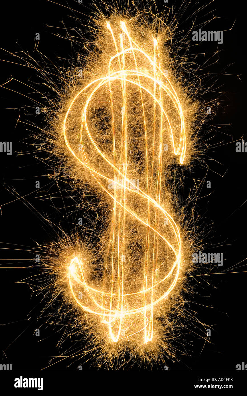 Dollar fireworks currency symbol hi-res stock photography and images ...