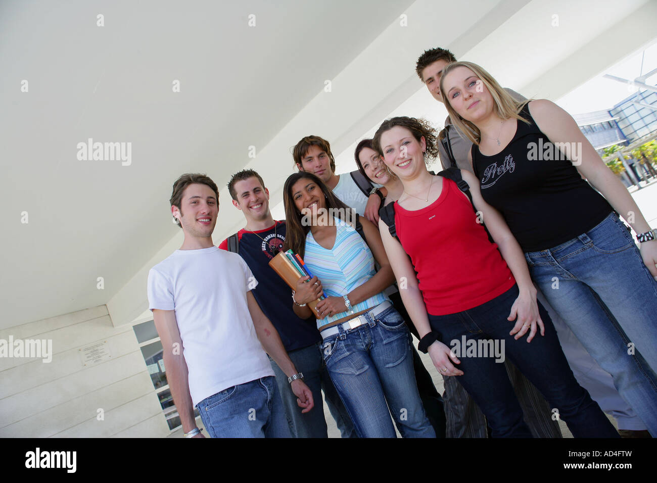 Group of students Stock Photo - Alamy