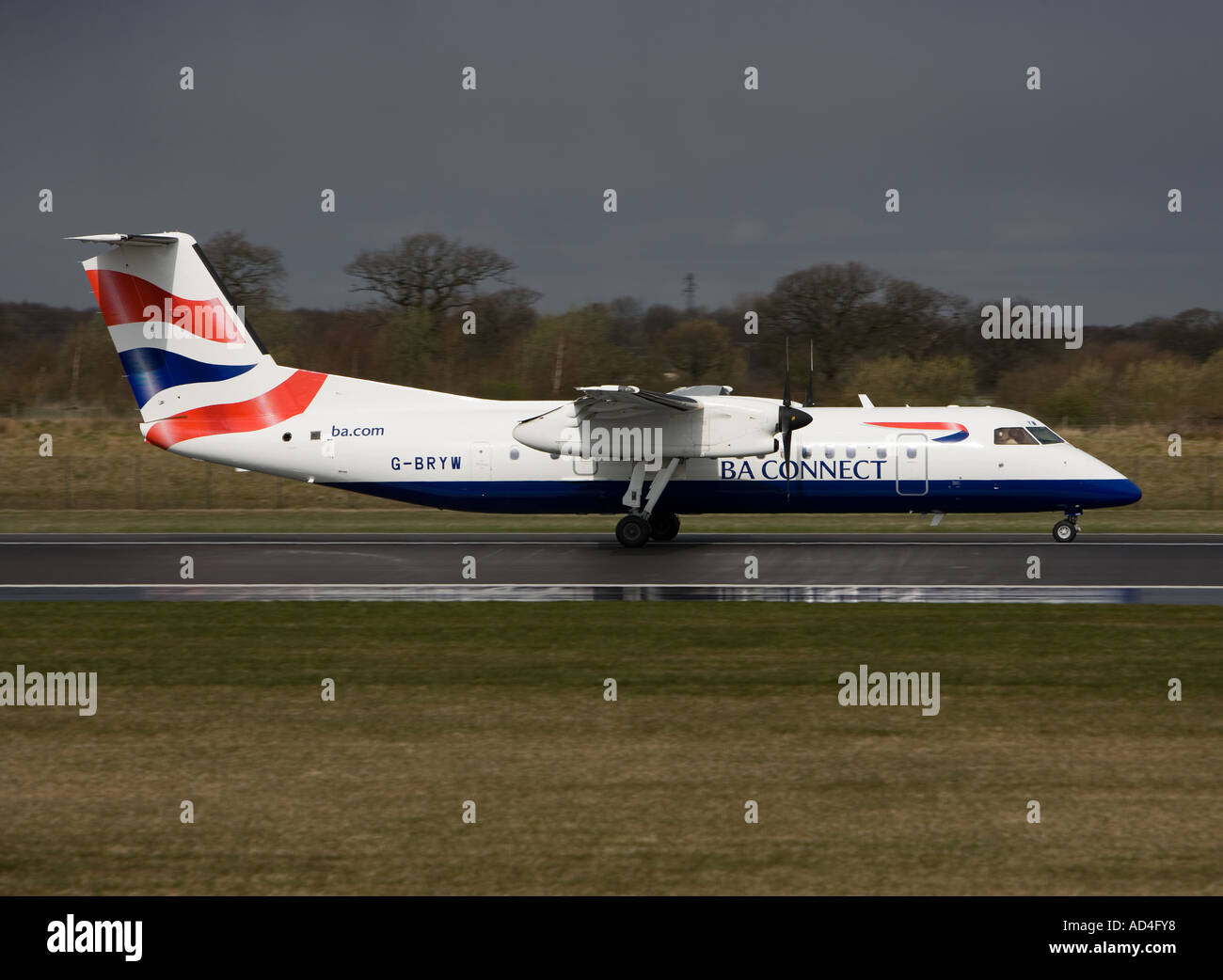 British Airways BA at Manchester Airport Stock Photo - Alamy