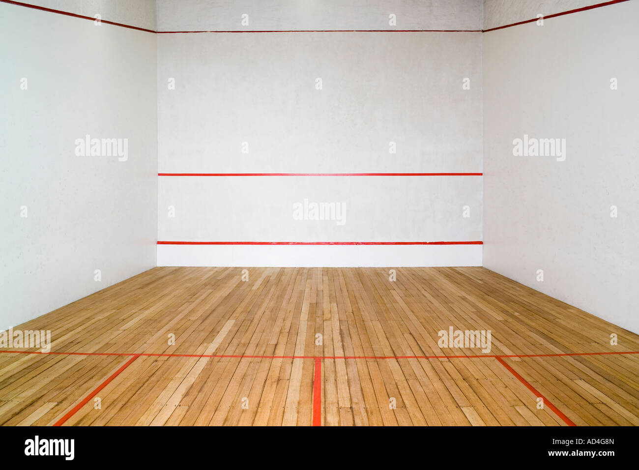 An empty squash court Stock Photo - Alamy