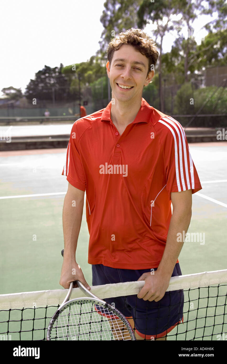 A tennis player Stock Photo - Alamy