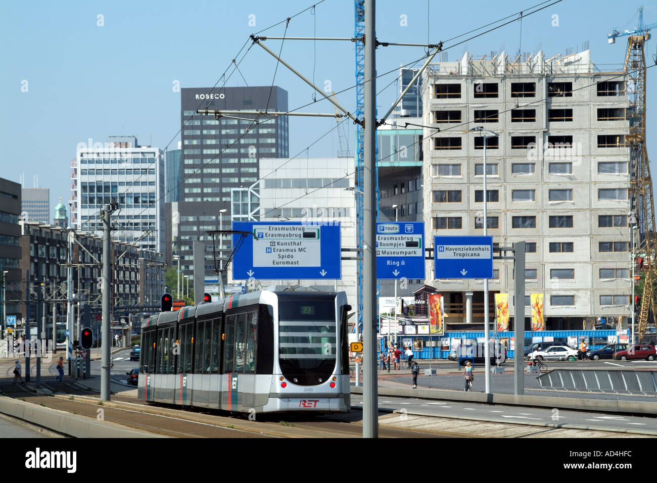 Rotterdam Holland Netherlands Europe EU RET Tram Stock Photo - Alamy