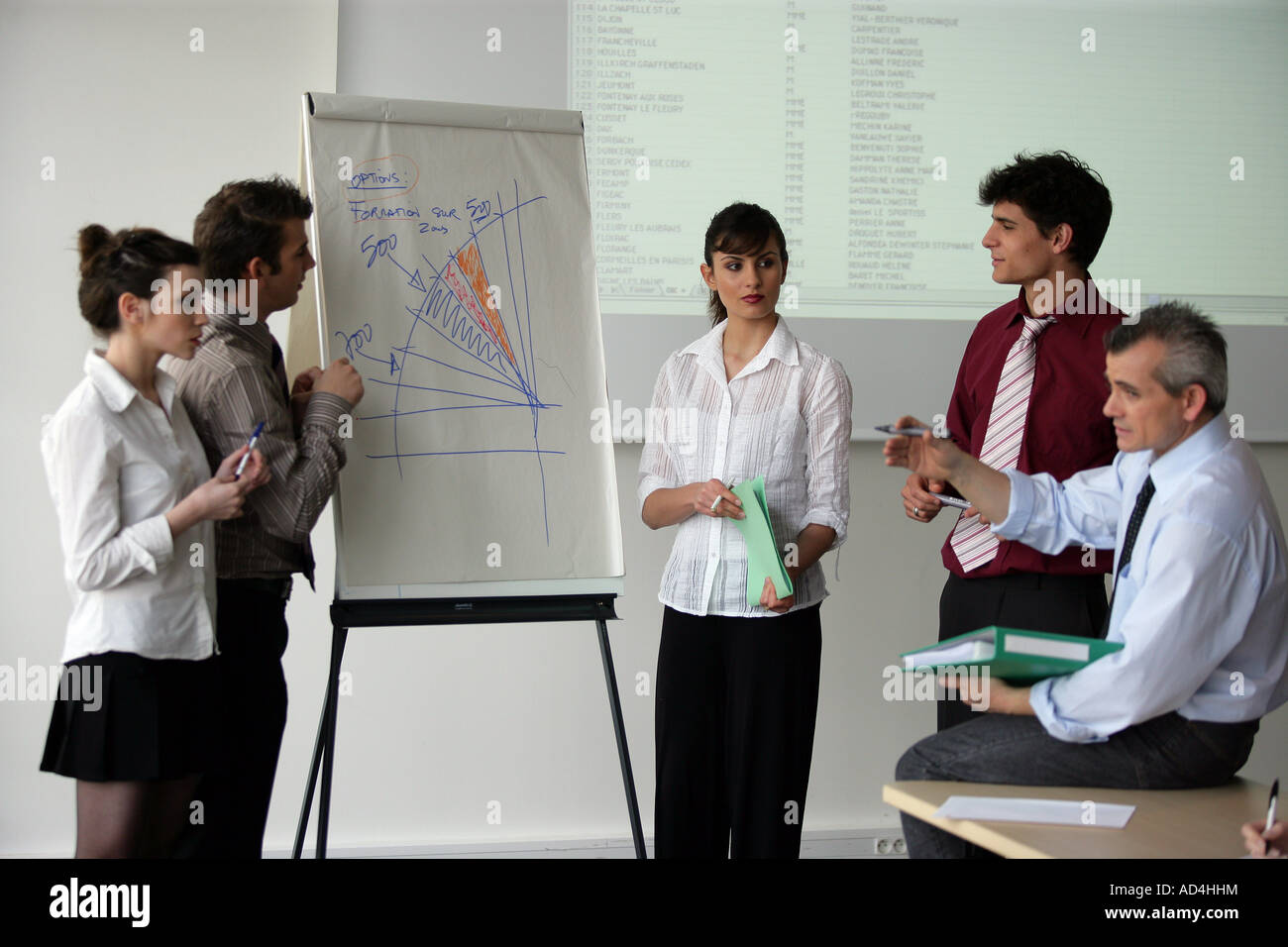 Professionals attending a trade training course Stock Photo - Alamy