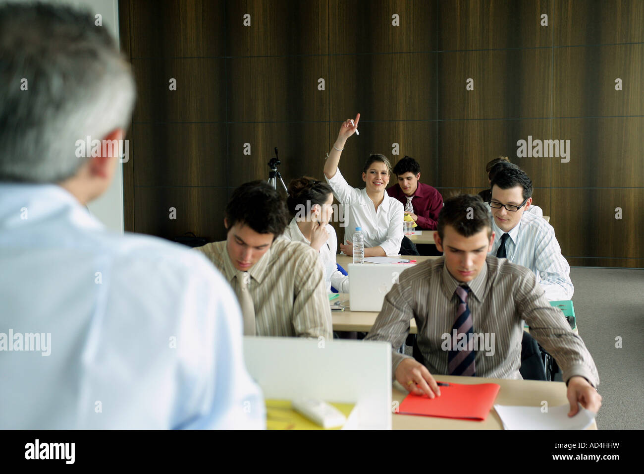 Professionals attending a trade training course Stock Photo - Alamy