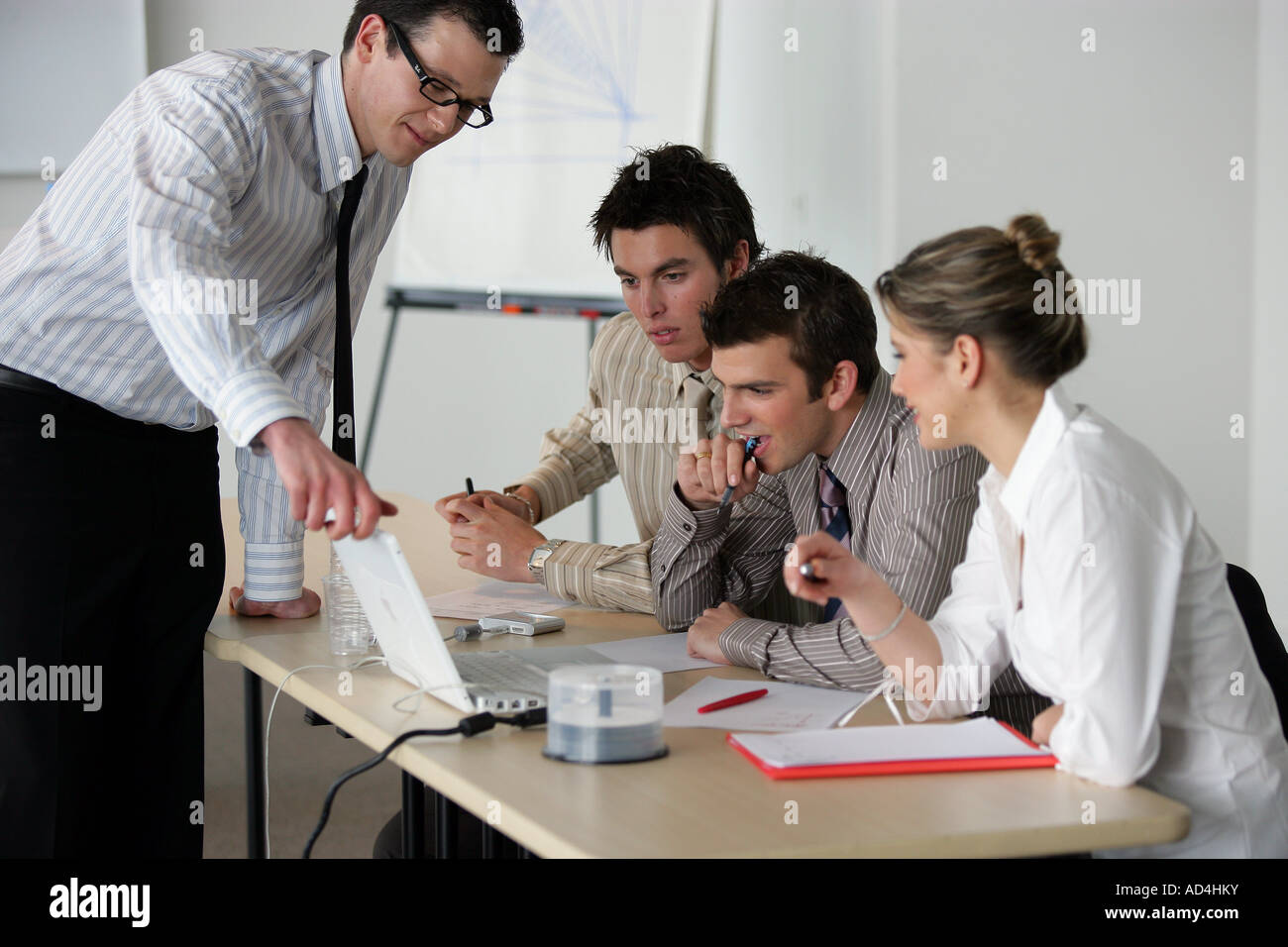 Professionals attending a trade training course Stock Photo - Alamy