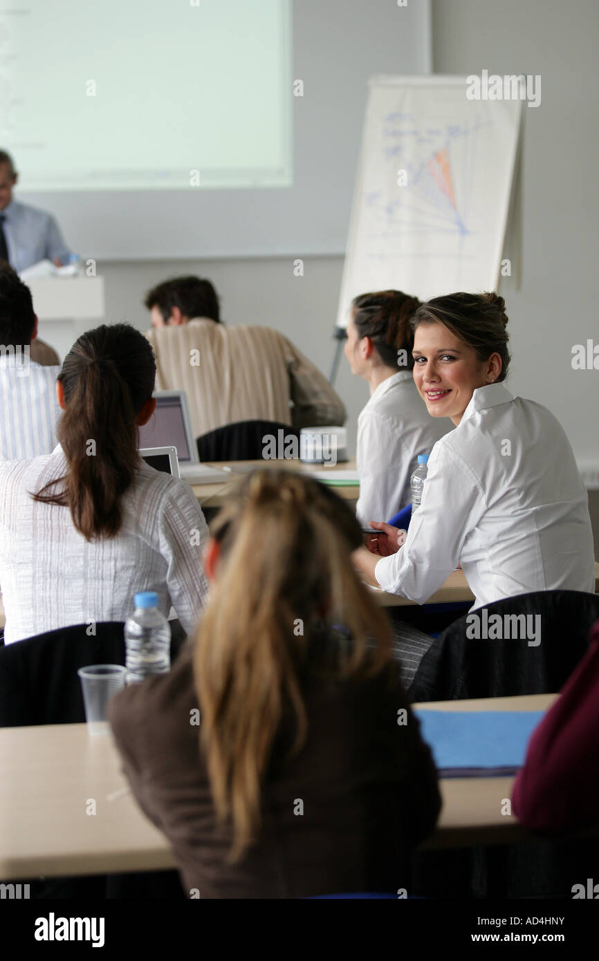 Professionals attending a trade training course Stock Photo - Alamy