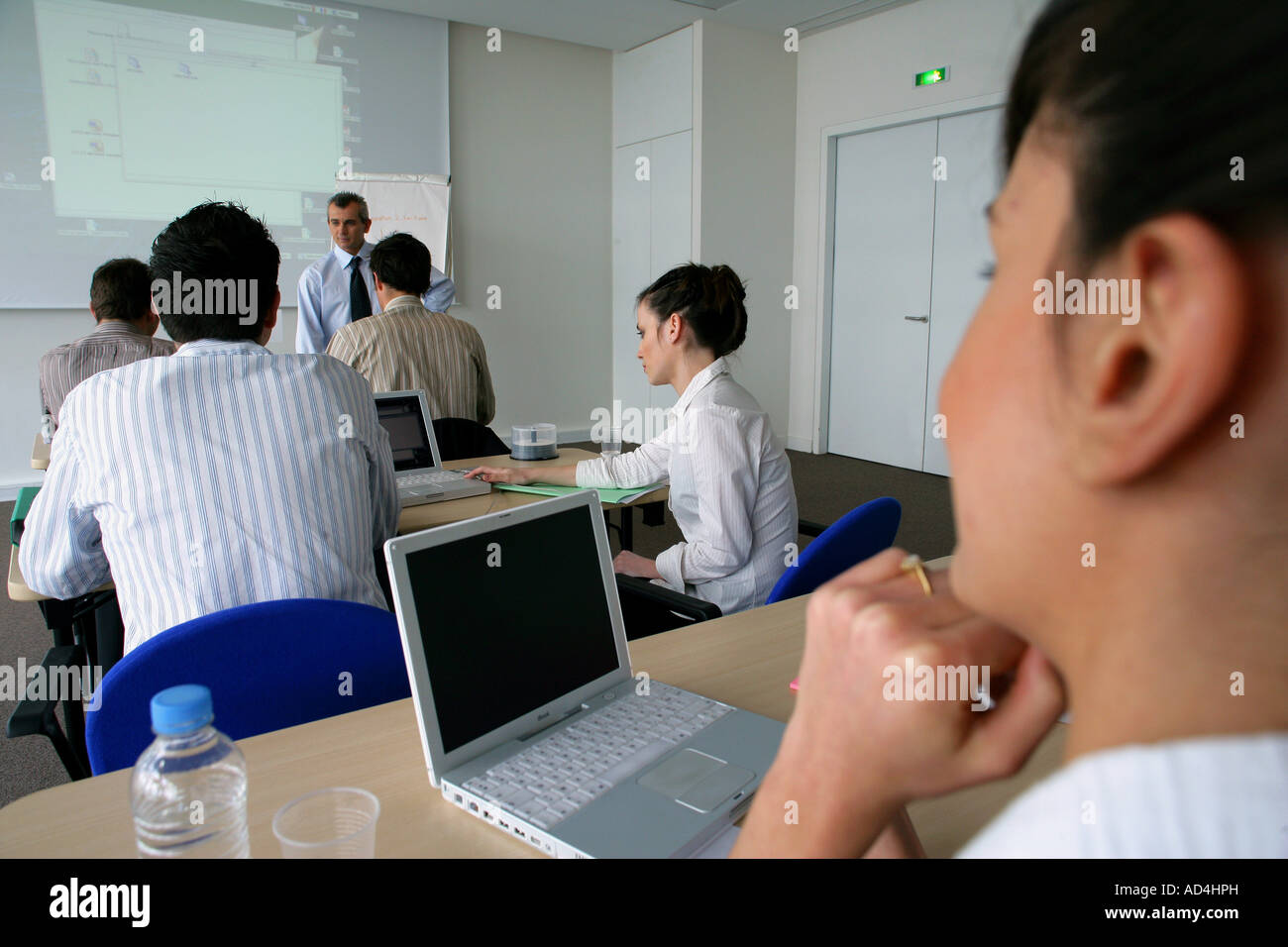 Professionals attending a trade training course Stock Photo - Alamy
