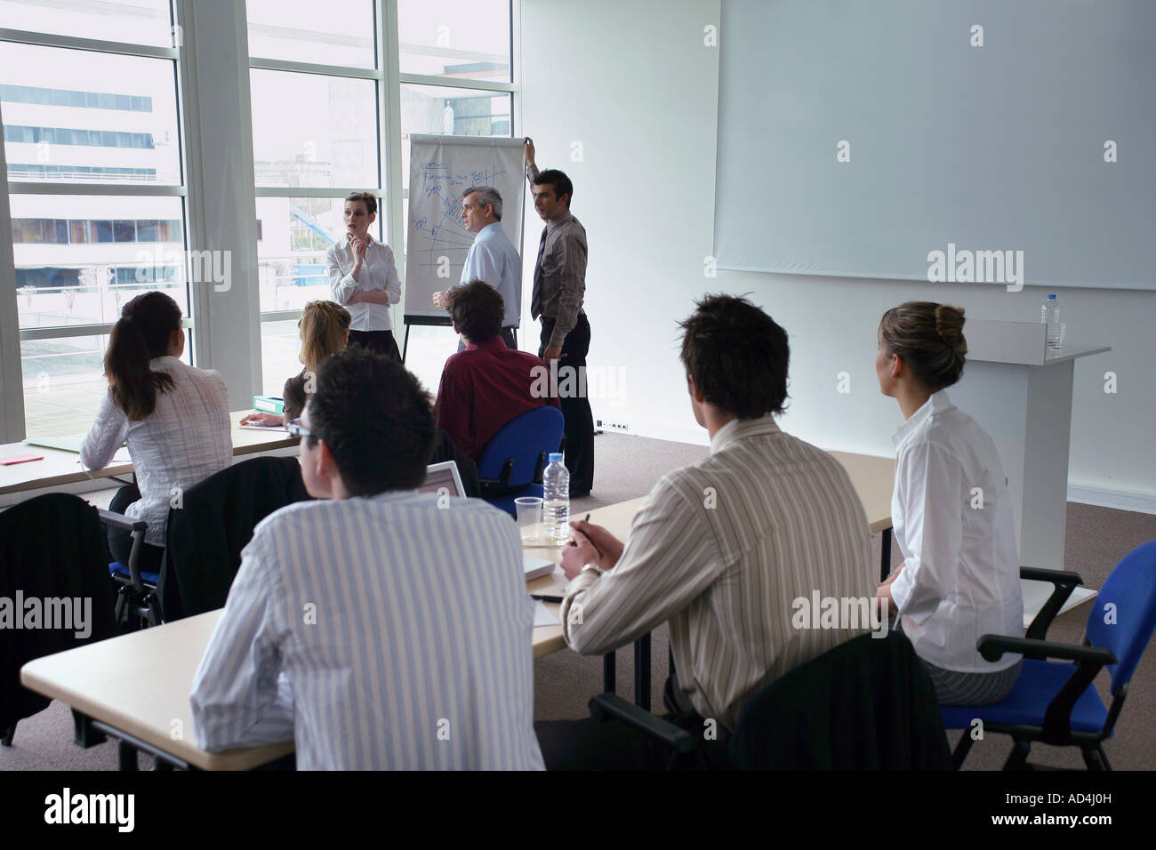 Professionals attending a trade training course Stock Photo - Alamy