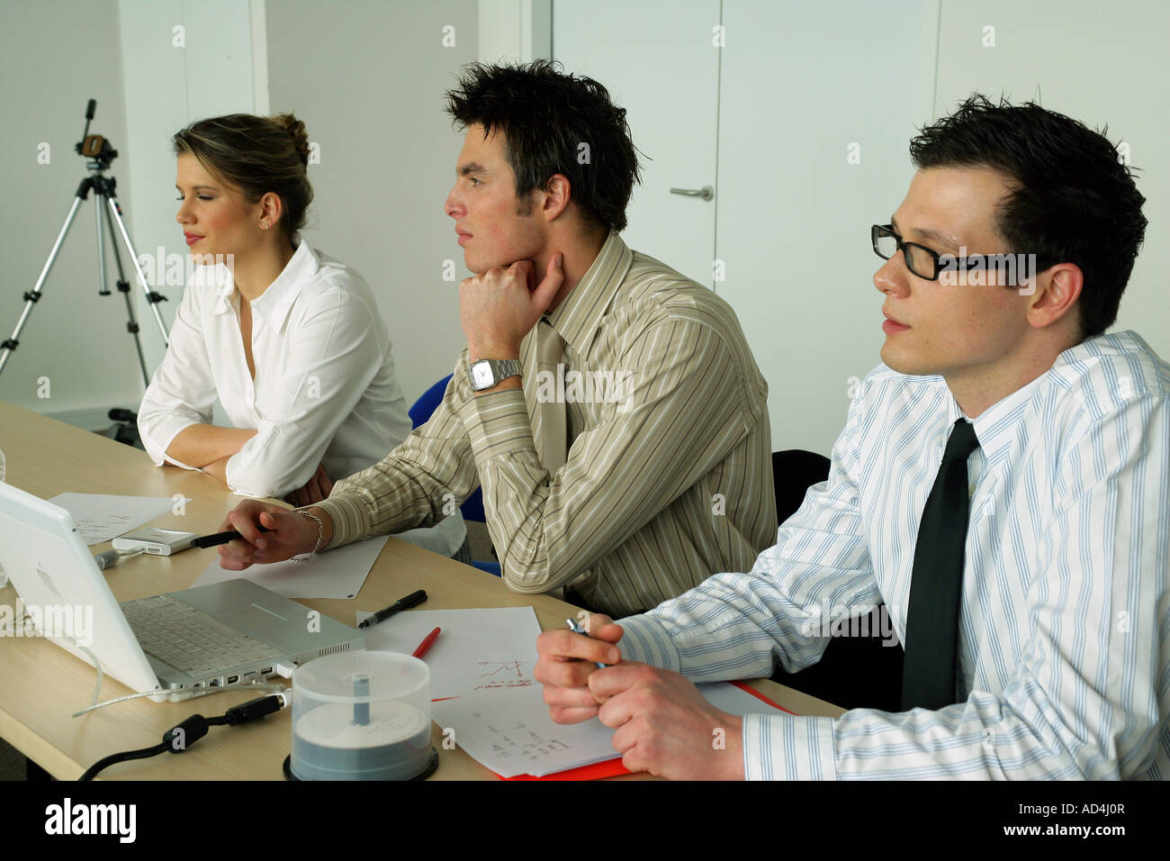 Professionals attending a trade training course Stock Photo - Alamy